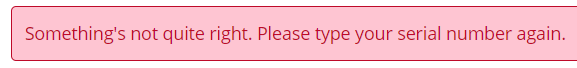 Cant "Link to account" (serial number issue) - Index Smart Scale ...