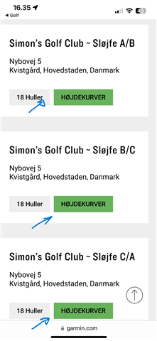 Golf Contour not working for certain courses (even though they show as ...