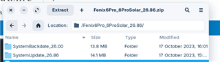 fenix 6 no software update folder? - fēnix 6 Series - Wearables ...