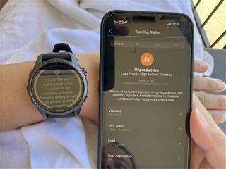 Bug?: Trainning unproductive for different reasons on fenix 7s solar ...