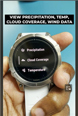 precipitation overlay - fēnix 7 Series - Wearables - Garmin Forums