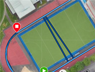 GPS recorded tracks showing straight lines during track workout - fēnix ...