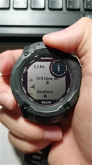 [ Instinct 2X ] Names of saved locations disappear when zooming the map ...