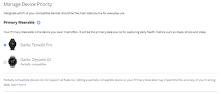 Descent G1 Partially Compatible Device? - Descent G1 Series - Wearables ...