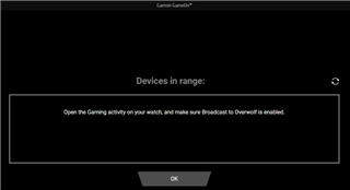 Gaming Activity - no connection to GameOn app - Enduro 3 - Wearables ...