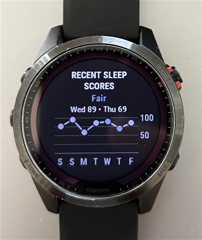 Inconsistent Design and Features in Sleep Score Glance - fēnix 7 Series ...