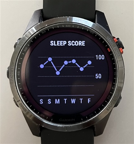 Inconsistent Design and Features in Sleep Score Glance - fēnix 7 Series ...