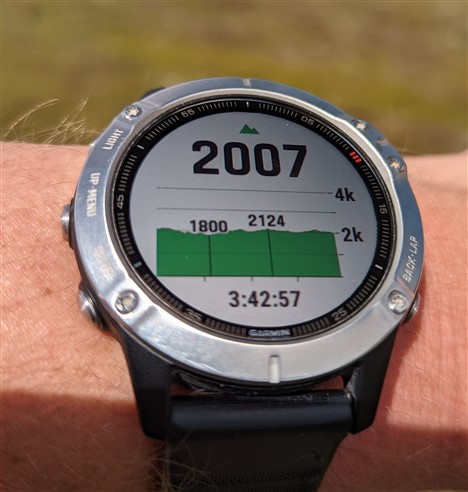 Flat elevation profile during activity - too wide y-axis range - fēnix ...