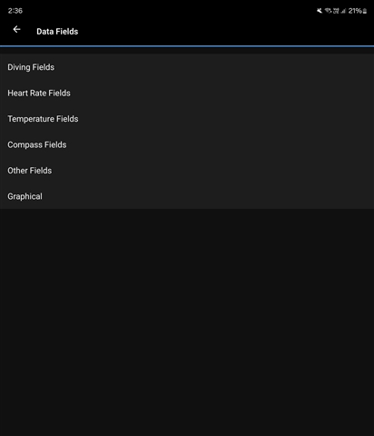 Feature Request: Add T2 Transceiver data fields to custom layout - Descent Mk3 Series ...