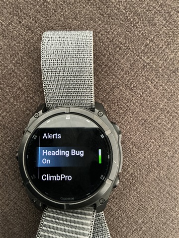How to disable the Heading Bug when navigating ? - fēnix 8 Series ...