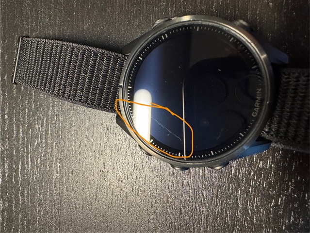Scratch on Garmin Fenix 8 Sapphire - fēnix 8 Series - Wearables ...