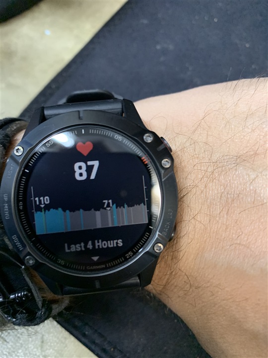 The WHR gaps worsened with sensor hub software 2.40 - fēnix 6 Series ...