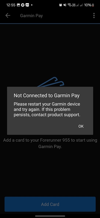 Cannot connect to garmin pay - Connect IQ Store Android - Mobile Apps ... Cannot connect to garmin pay - Connect IQ Store Android - Mobile Apps ...
