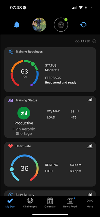 Resting HR from Sleep jumps after Sync - fēnix 7 Series - Wearables ...
