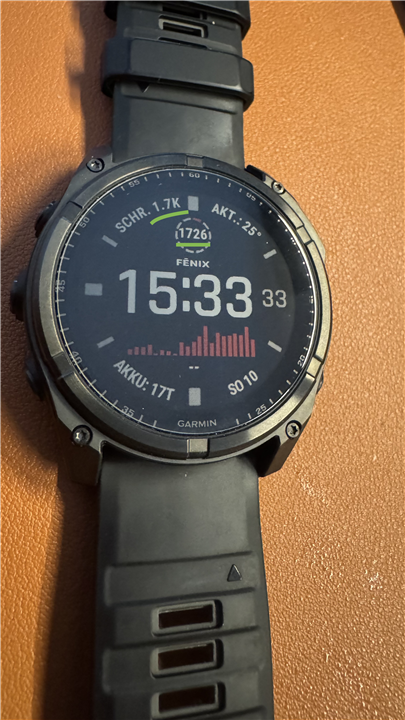 Decimal number display problem in two watch faces of the Garmin 8 ...