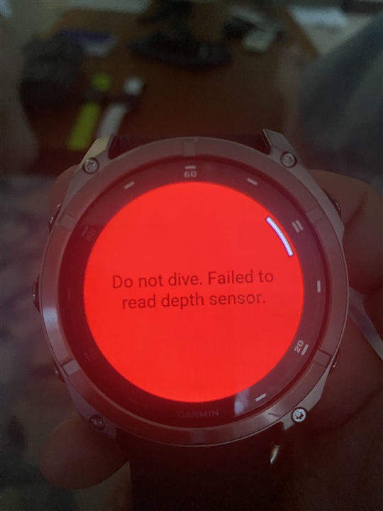 Fenix 8 AMOLED Depth sensor failure - fēnix 8 Series - Wearables ...